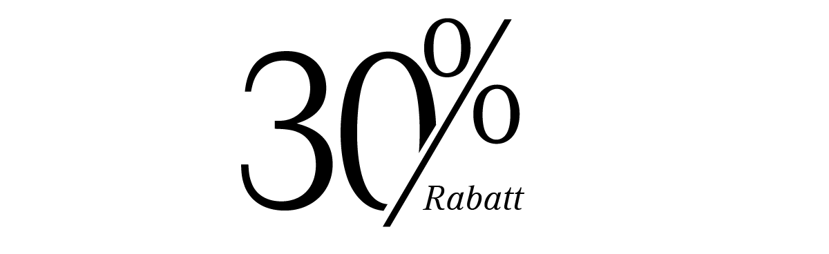 30% Rabatt