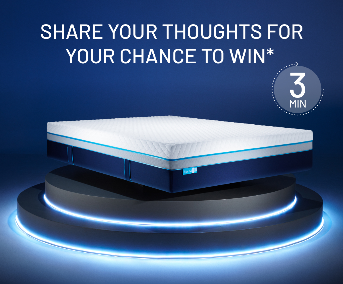 E: 30/11 Win a Simba Mattress or Bed of Your Choice (Survey ...
