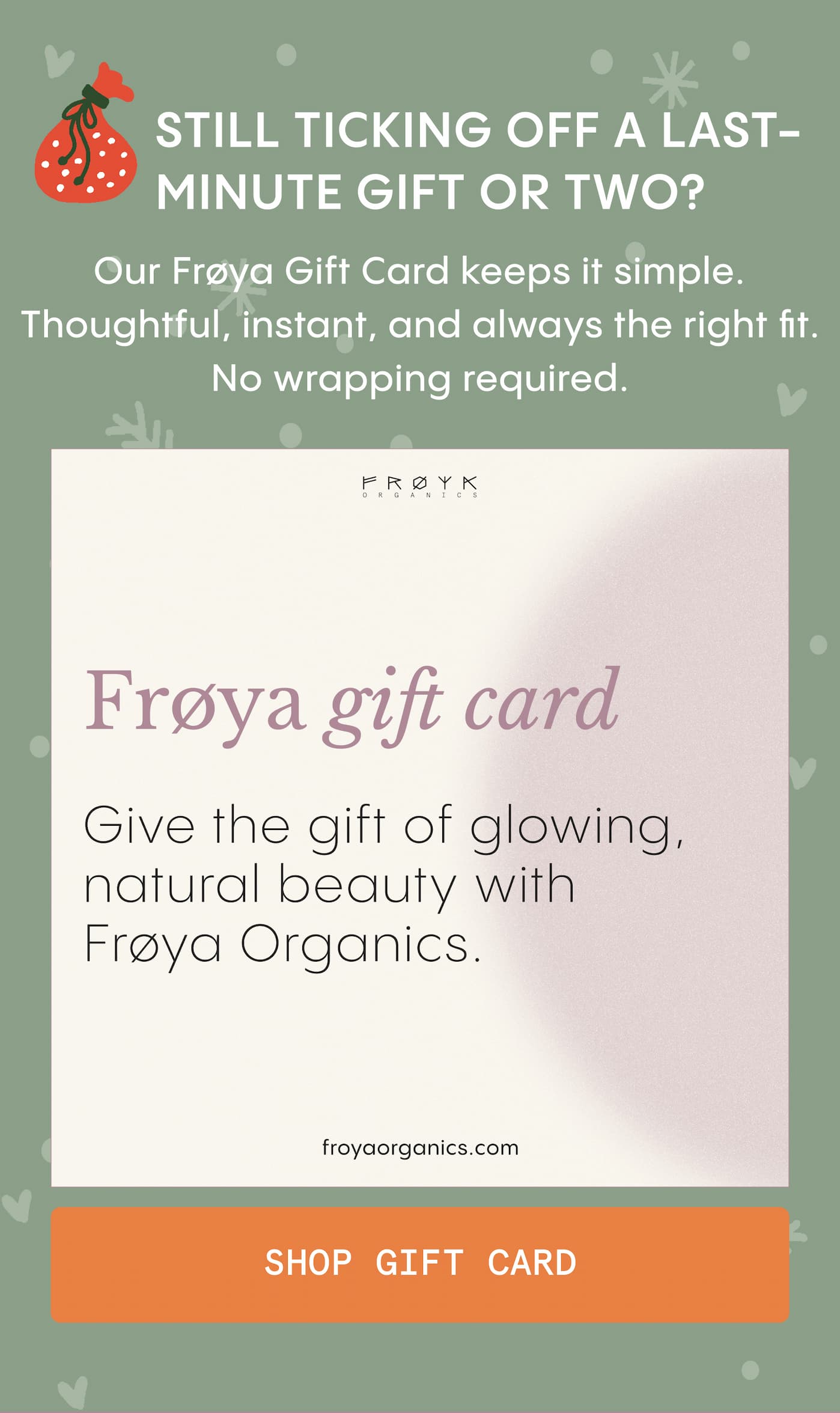 Sale:: A warm holiday note from Line & the Frøya team