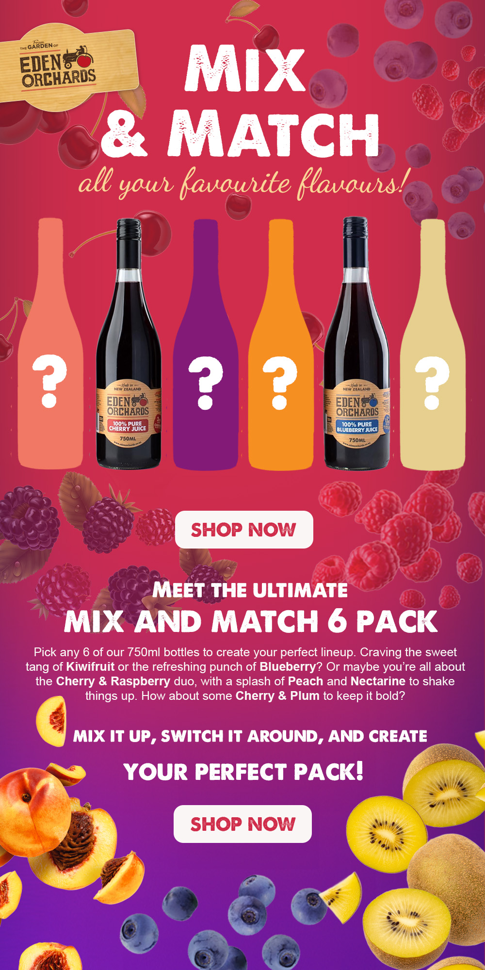 🍒 Mix And Match Your Ultimate Combo Eden Orchards