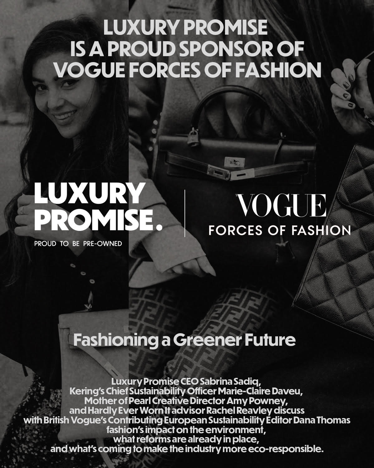 Luxury Promise: Luxury Promise are proud sponsors of Vogue Forces Of ...