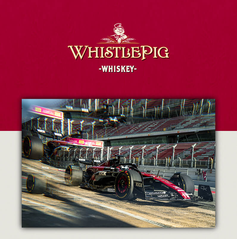 WhistlePig Whiskey x Alfa Romeo F1® Team Stake Partnership
