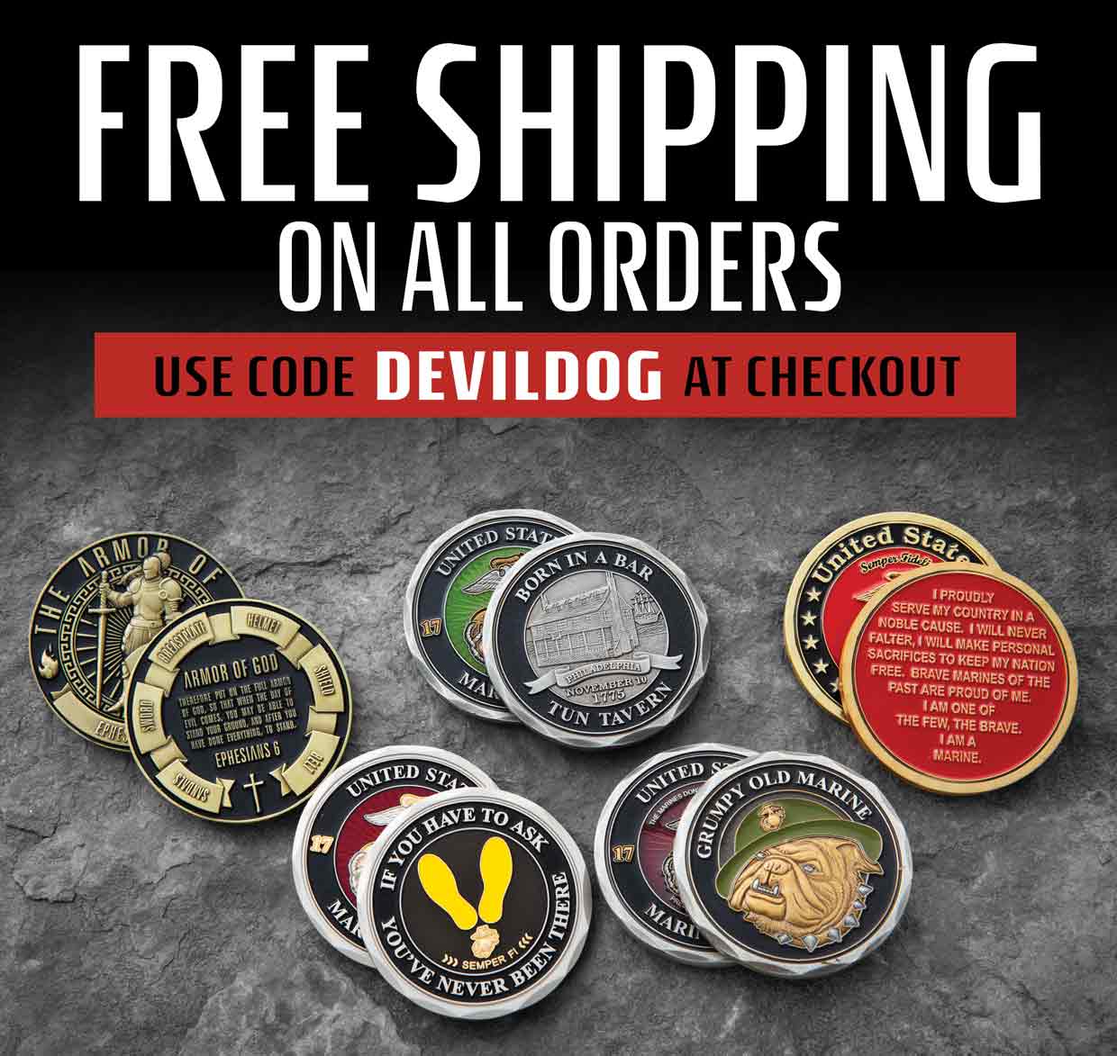 The Perfect Tribute—Exclusive USMC Challenge Coins Available! - Sgt Grit
