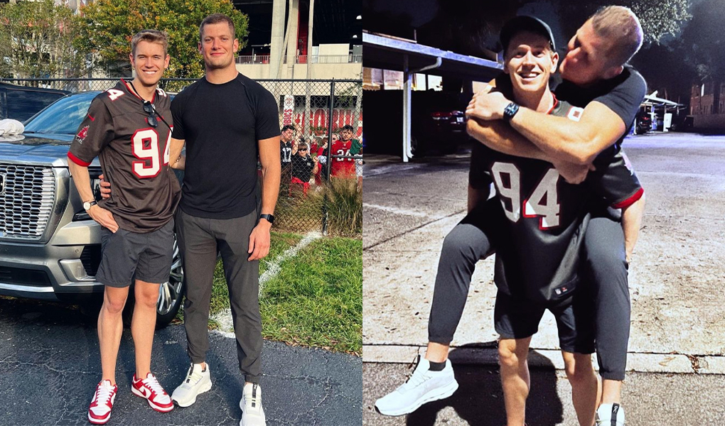 NFL’s Carl Nassib And Danish Olympic Swimmer Søren Dahl Announce Coupledom On Instagram