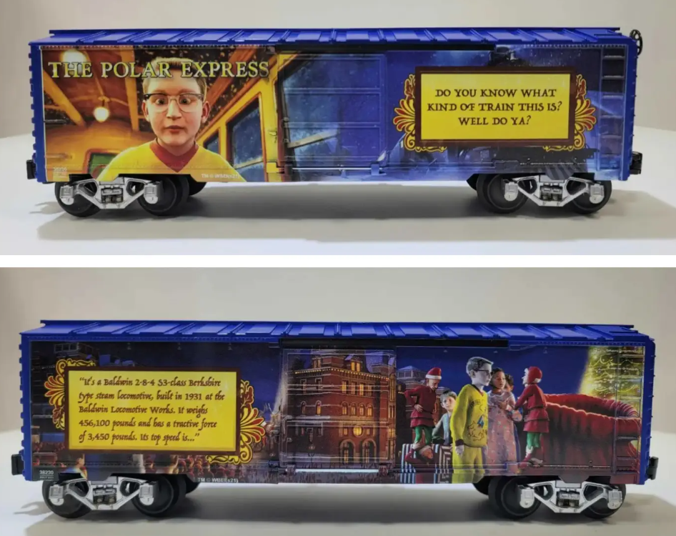 Lionel 2138230 O The Polar Express Know It All Boxcar - TrainWorld ...