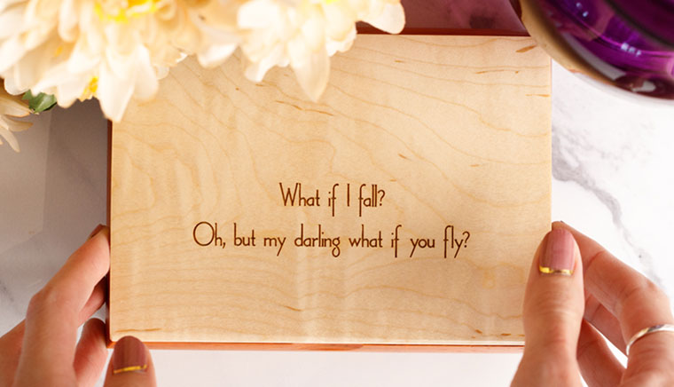 Inspirational Quote Gifts | Wood Quote Boxes | Words Move