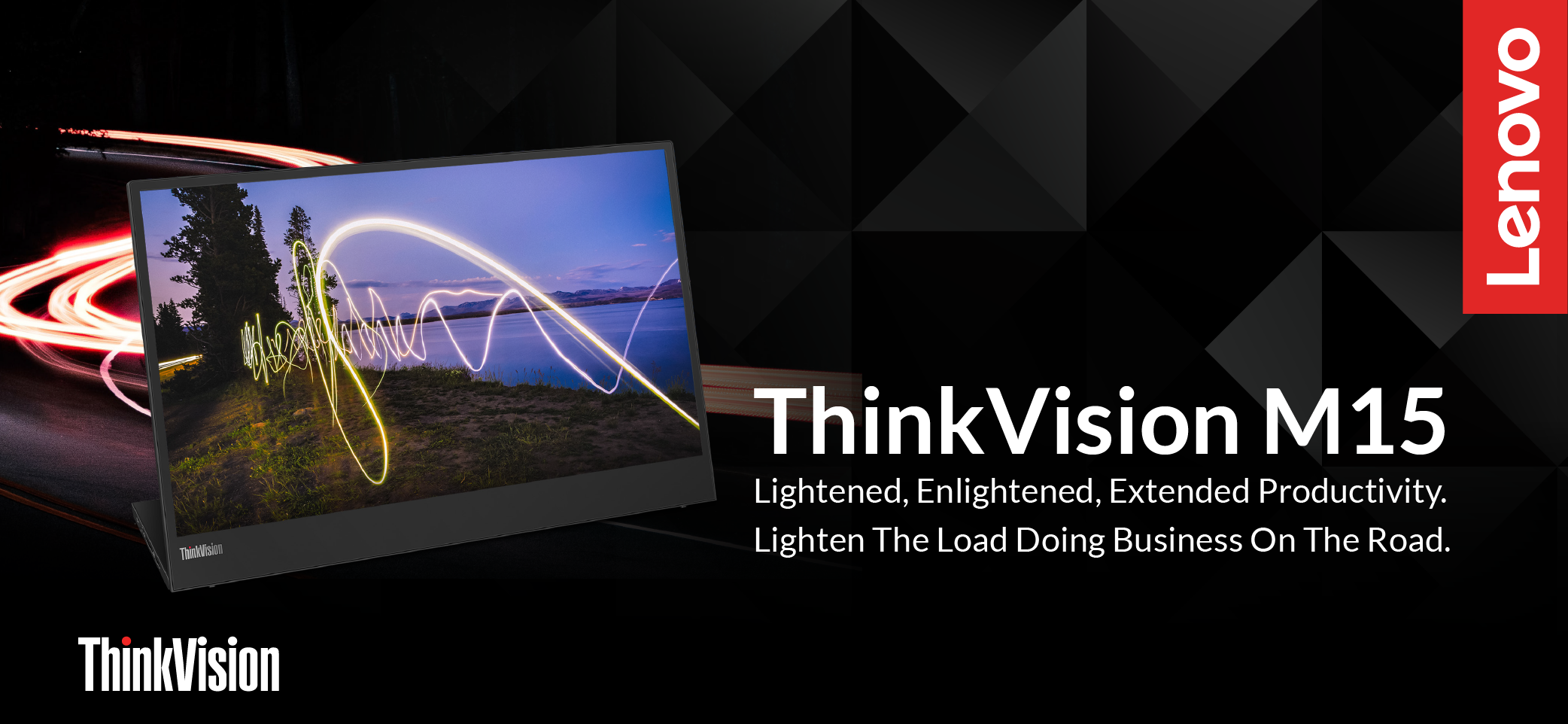 ThinkVision M15 mobile monitor that delivers