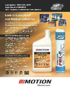 Guide to Lubriplate NSF H1 Registered Food Machinery Lubricants