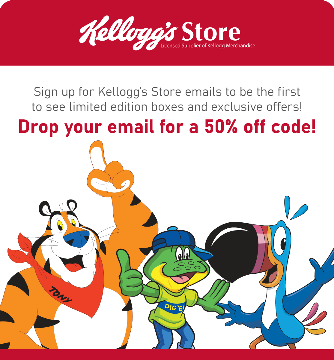 Kellogg's Gift Card | Perfect Gift for Cereal Lovers | Kellogg's Store