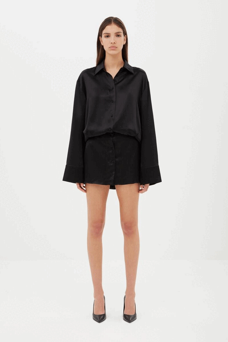 In Demand The Black Mini Dress Aexae