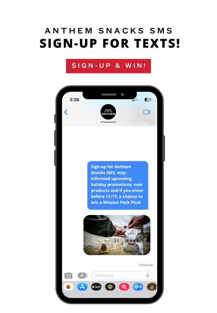 Text Message – Anthem Snacks