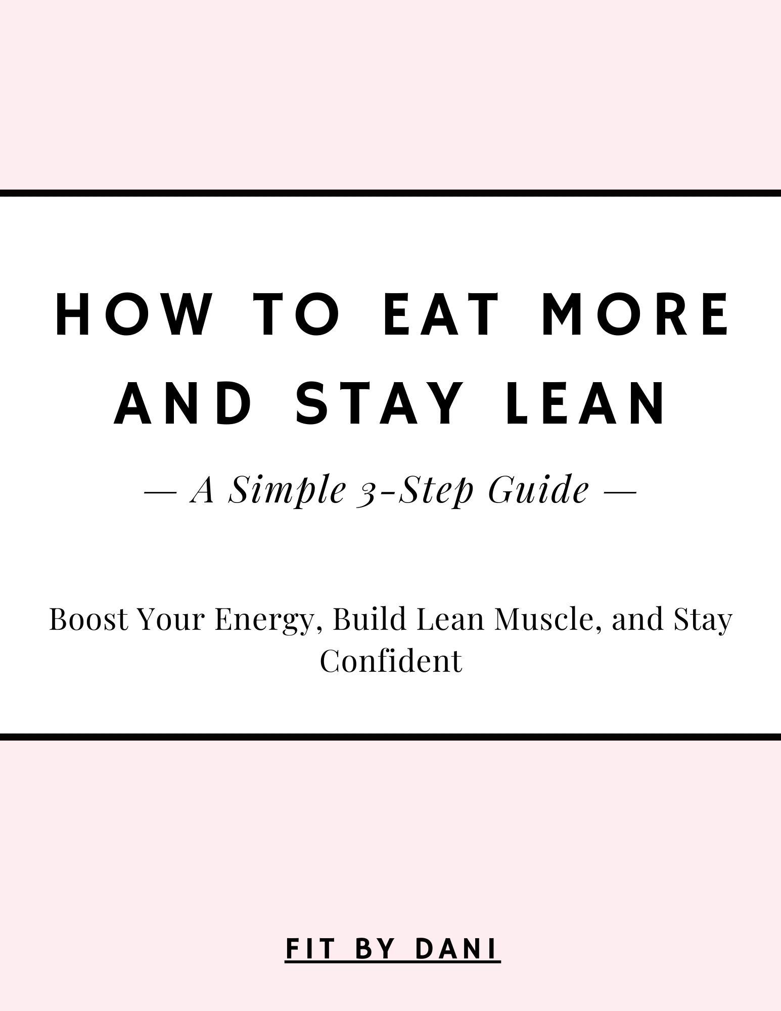 FIT BY DANI – Fit By Dani