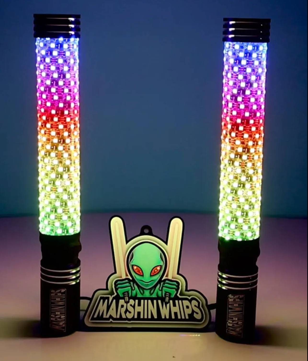 Off-Road LED Whips | Game Changer, V2, V3, RGBW | Marshin Whips