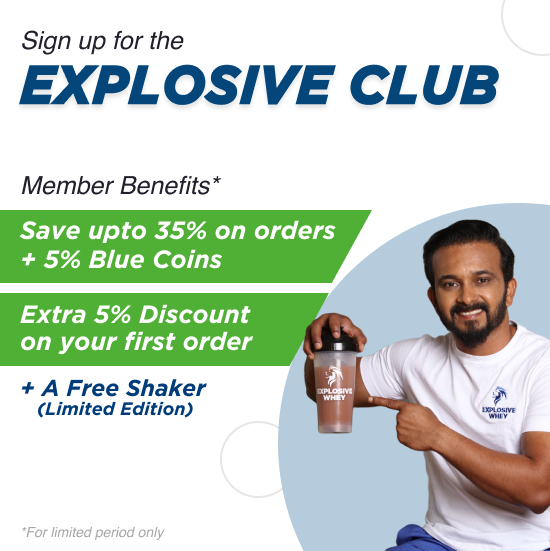 India's #1 Athlete Standard Supplements | Explosive Whey