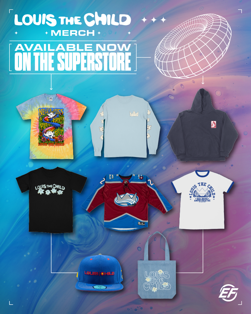 Louis The Child merch is now available on the EF Superstore! - Electric ...