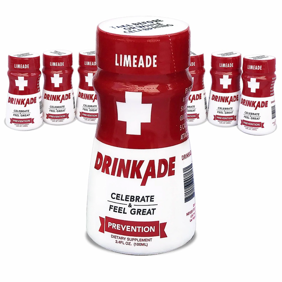 Shop DrinkAde Products for Ultimate Hangover Prevention