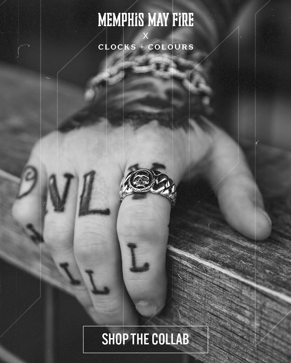 Matty Mullins Hand Tattoos